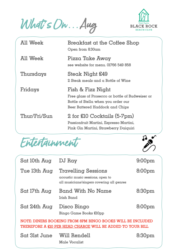 Reservations | Black Rock Beach Club